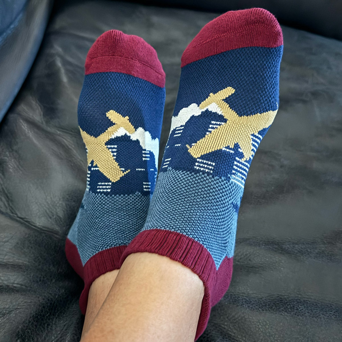 Premium Airplane Socks Perfect Gifts for Pilots & Aviation Enthusiasts